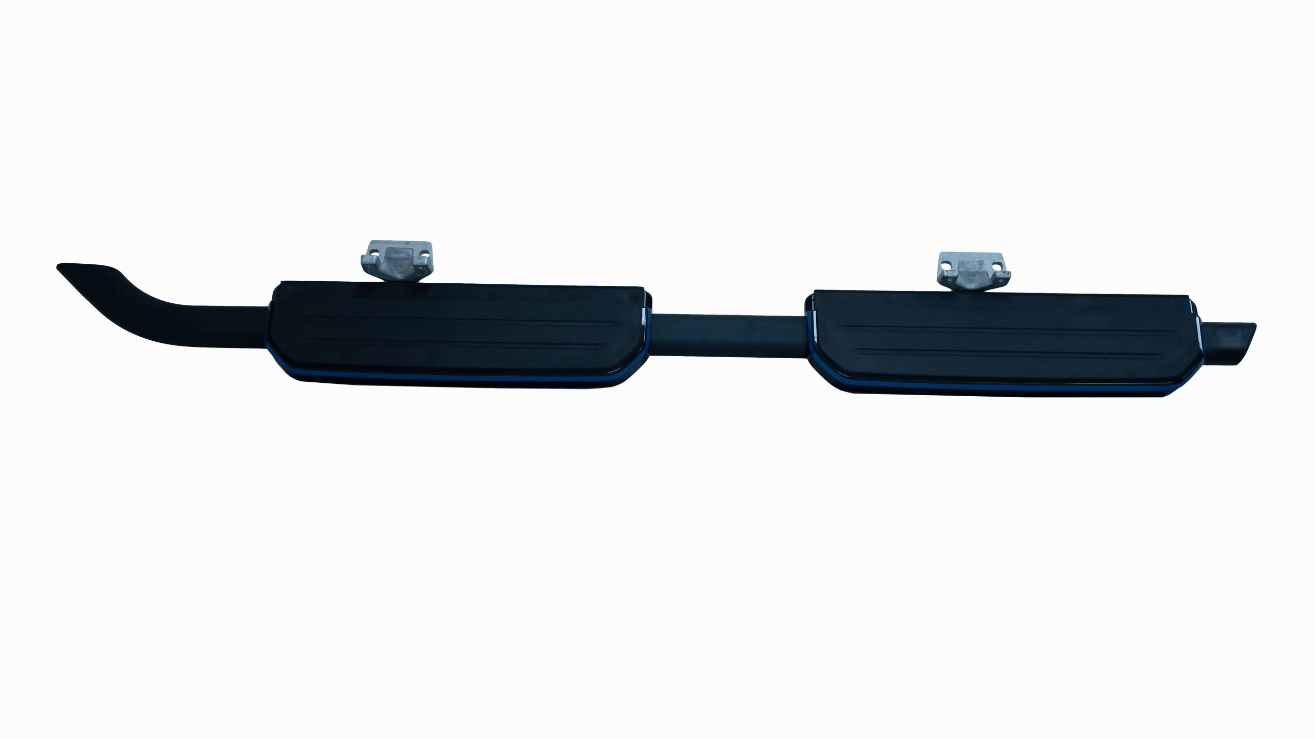 Land Rover Running Boards Side Steps Black & Blue - Dourado Auto Service