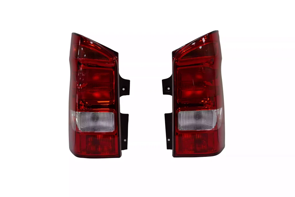Mercedes Benz V-CLASS Left & Right Led Taillights Red And Black OEM ...